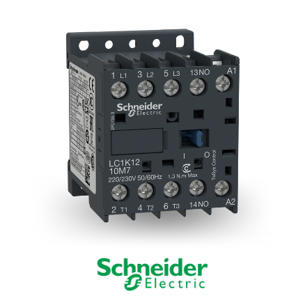 MINI CONTACTOR TRIP. 12A 1NA BOB.220VCA SCHNEIDER – Polo Austral